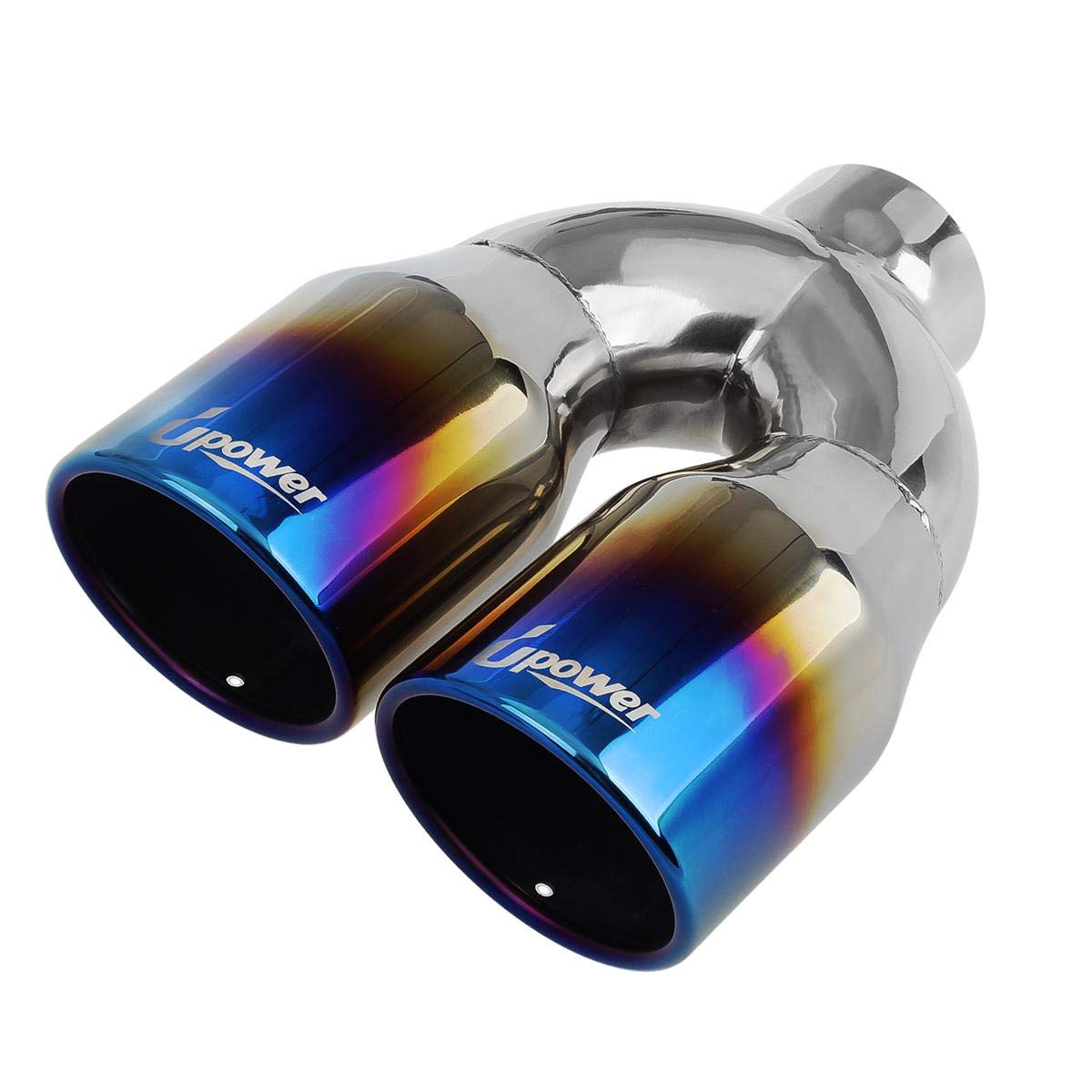 Exhaust Pipe Expander Exhaust Tips Upower 2.5 Inch Inlet 3.5 Inch ...