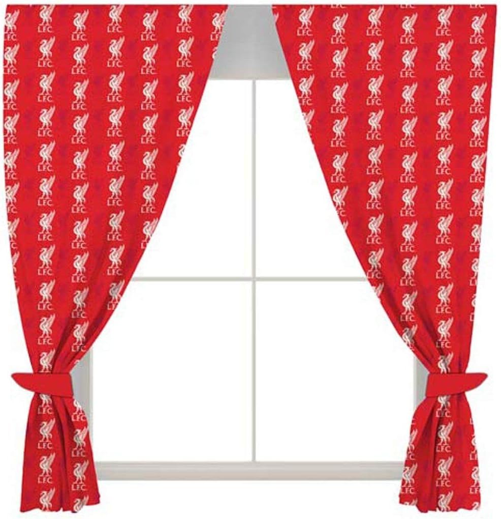 Liverpool 54 Drop Curtains Crest Design by Liverpool F.C. : Amazon.co ...