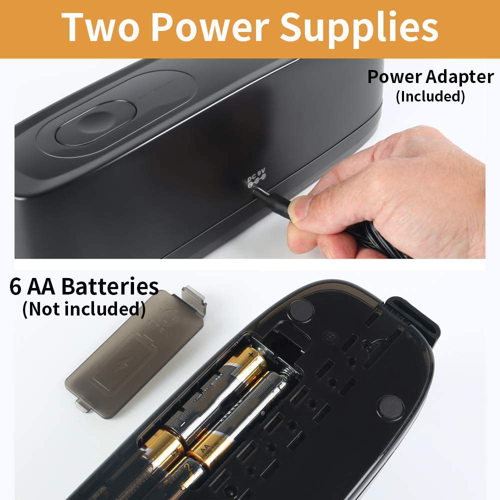 AFMAT Electric Three Hole Punch Heavy Duty, 20-Sheets Capacity, AC or ...