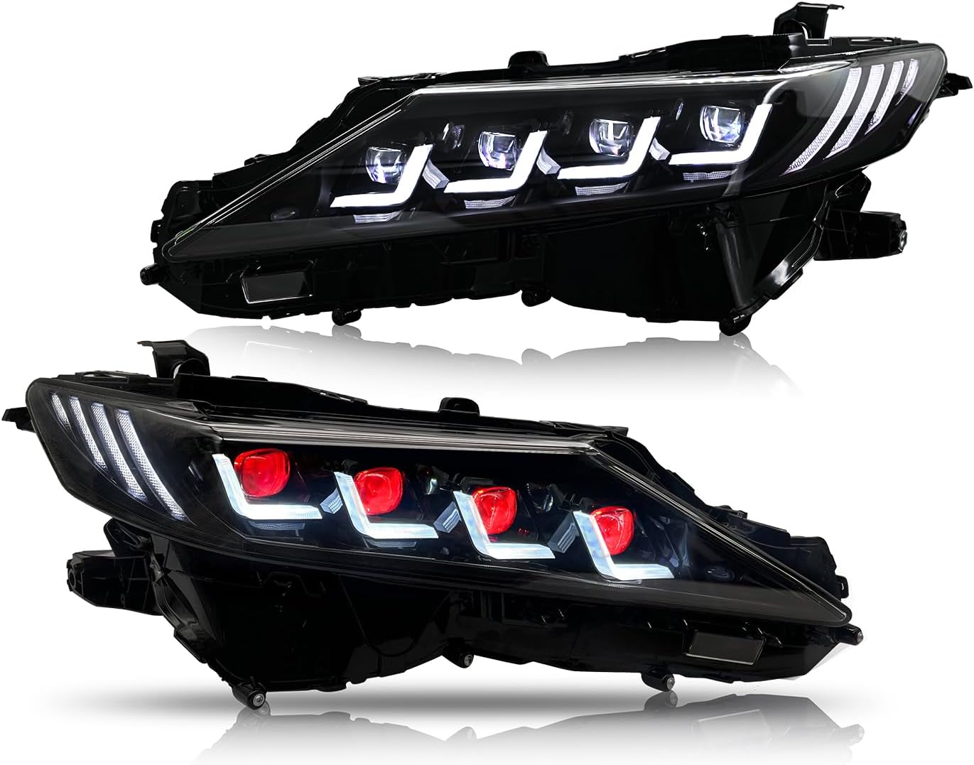 Amazon.com: LED Headlights Assembly For Toyota Camry 2018-2023 LE/SE ...