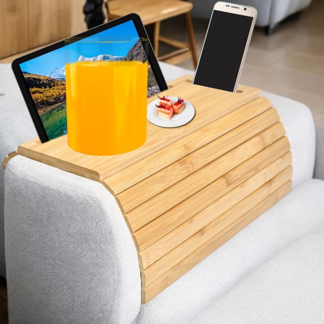 Amazon.com: BAMJIUSHANG Sofa Arm Tray Table Sofa Tables TV Trays Sofa ...