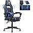 Amazon.com: KILLABEE Massage Gaming Chair High Back PU Leather PC ...