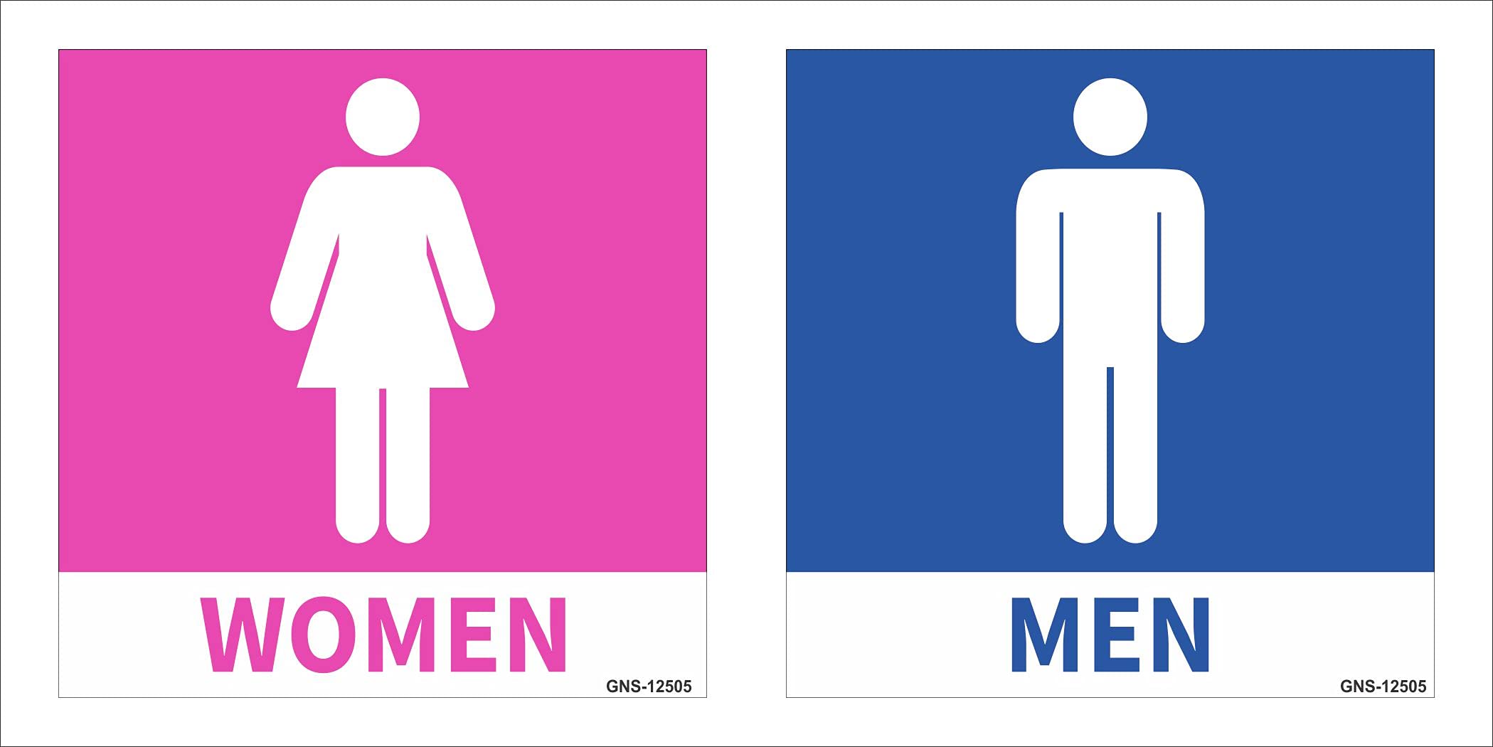 Aditya Sign Women Men Toilet Sign Board For Office Home | Desertcart INDIA