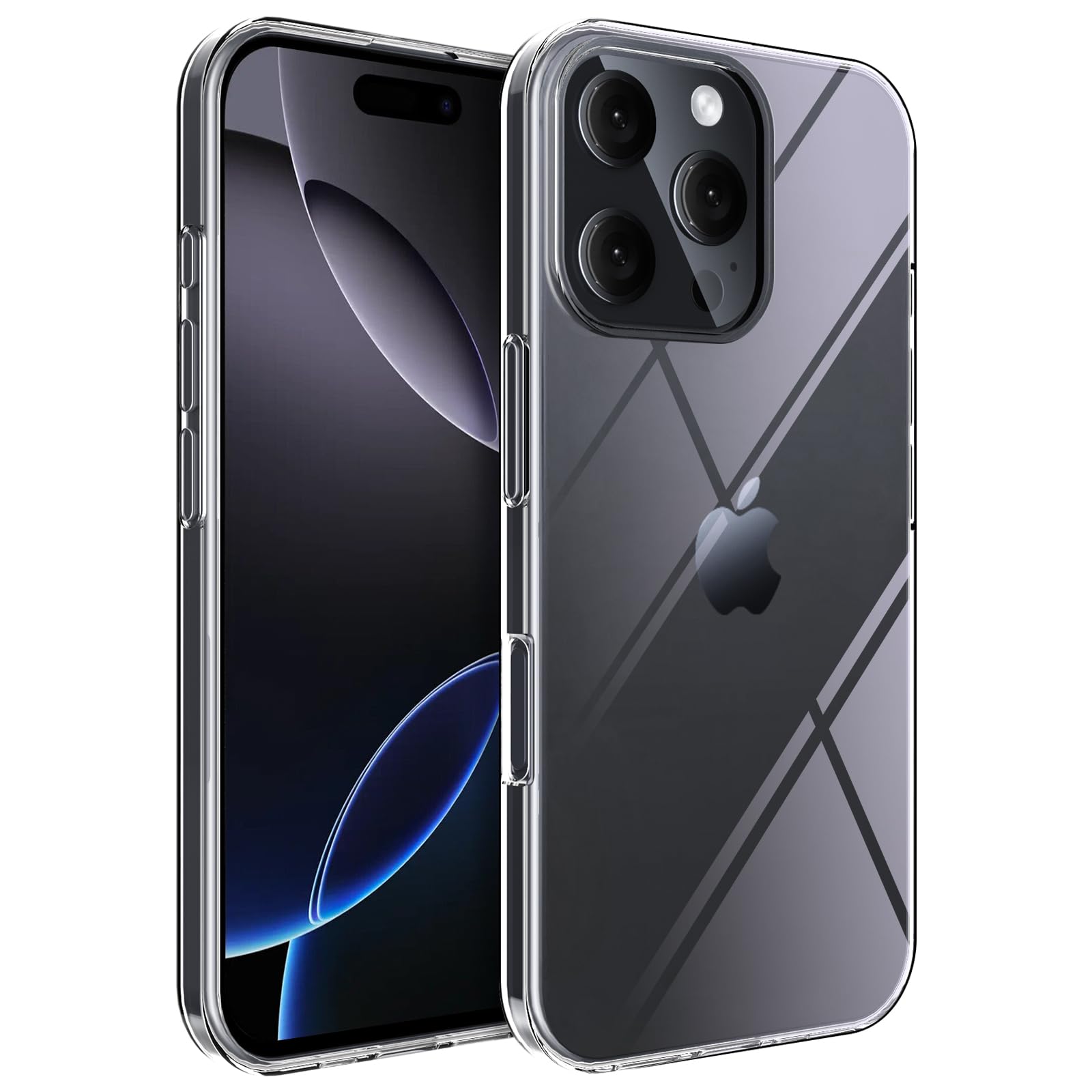 Amazon.com: Crystal Clear Compatible with iPhone 16 Pro Max Case.Soft ...