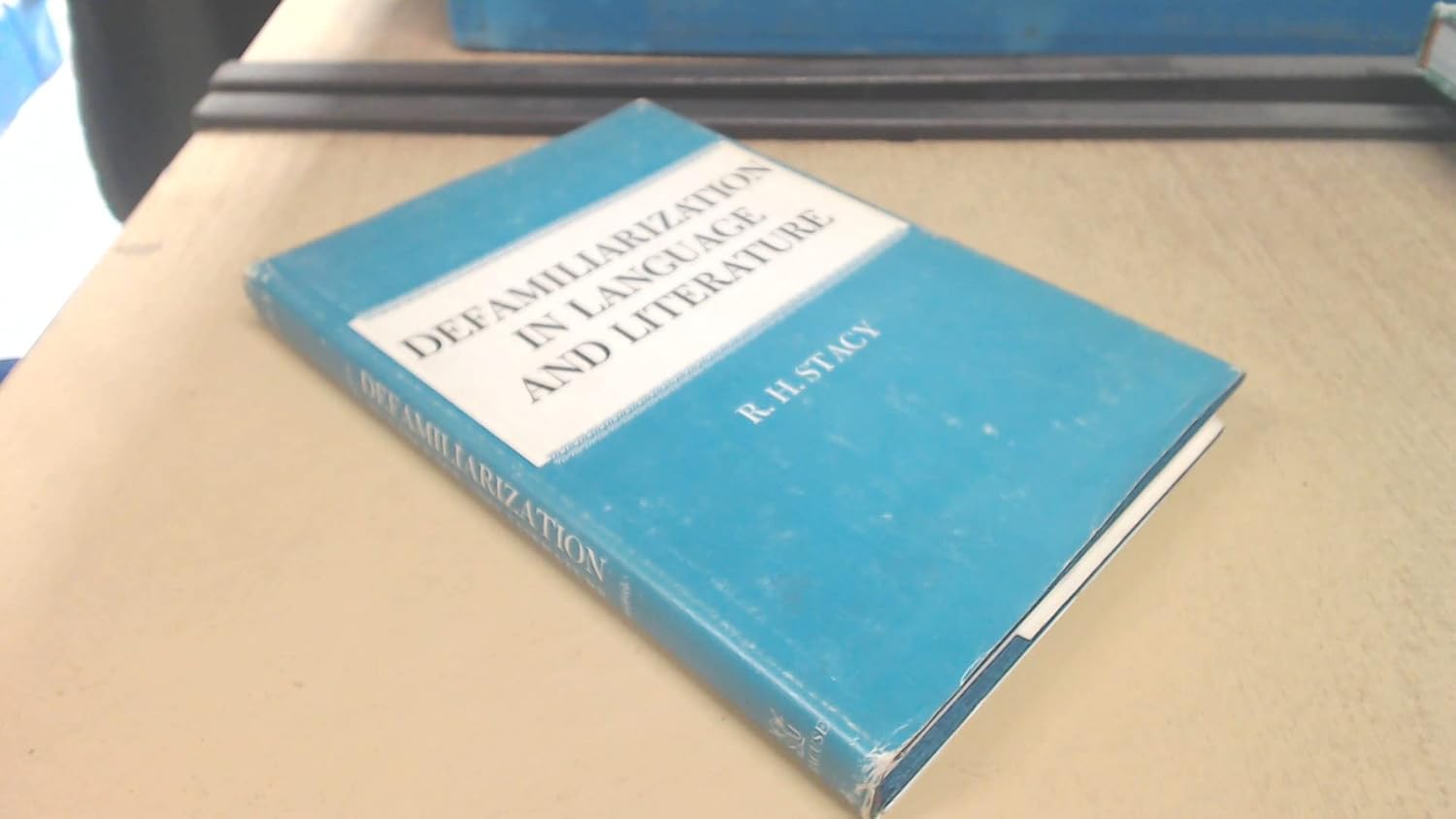 Amazon.com: Defamiliarization in Language and Literature: 9780815621843 ...
