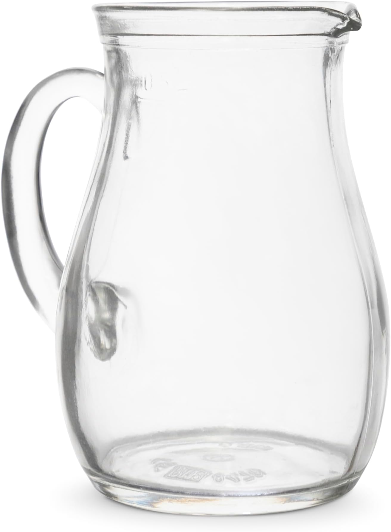 Amazon.com: AMAZING CHILD Small Glass Pitcher 18 ounces - 6" High ...