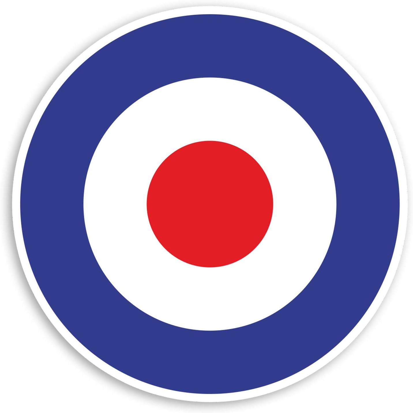 2 x 10cm RAF Roundel Vinyl Stickers - Armed Forces Retro MOD Fun ...