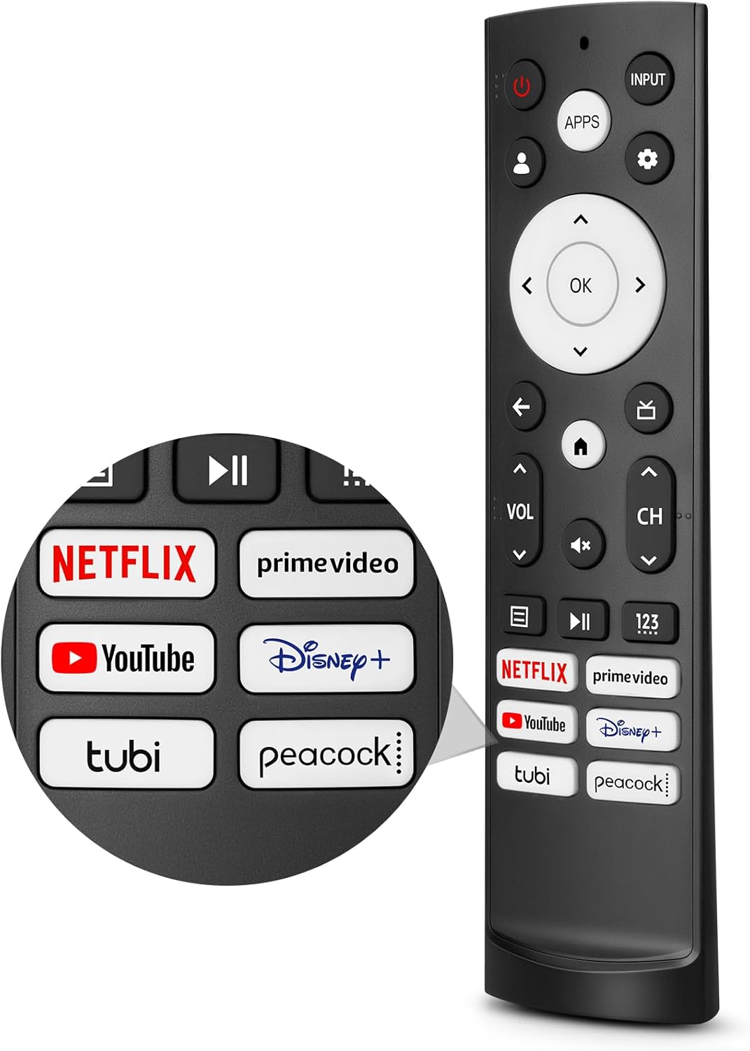 Replacement Remote Control for Hisense Smart Google TV，for Hisense UHD ...