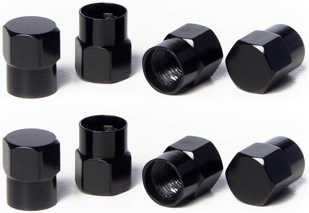 Amazon.com: Circuit Performance VC3 Series Black Aluminum Valve Stem ...