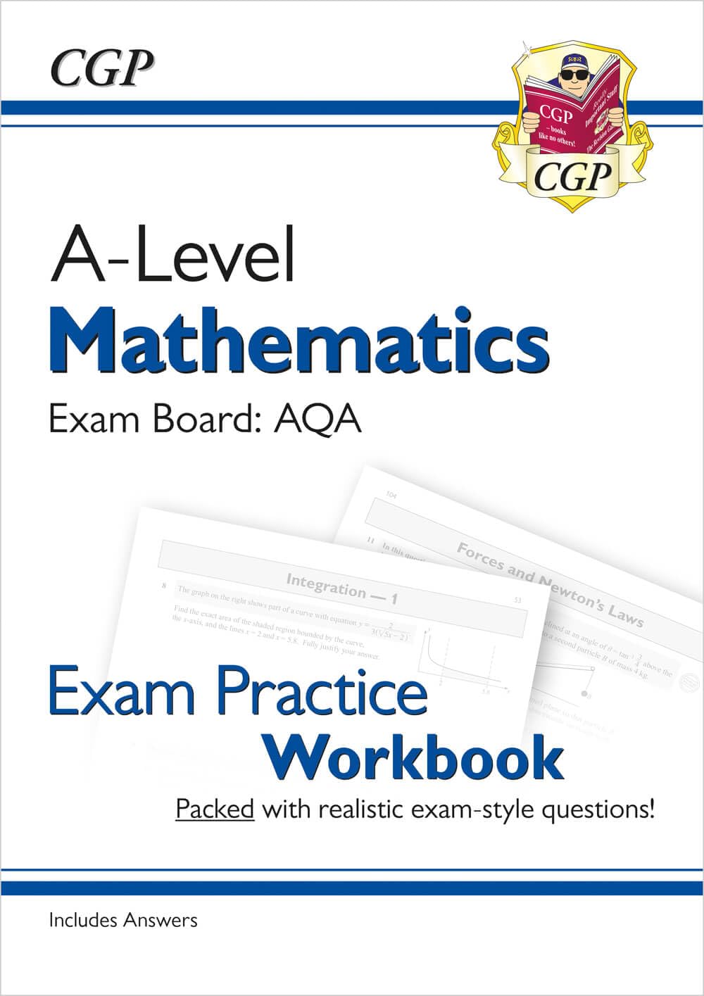 A-Level Maths AQA Exam Practice Workbook (includes Answers): for the ...