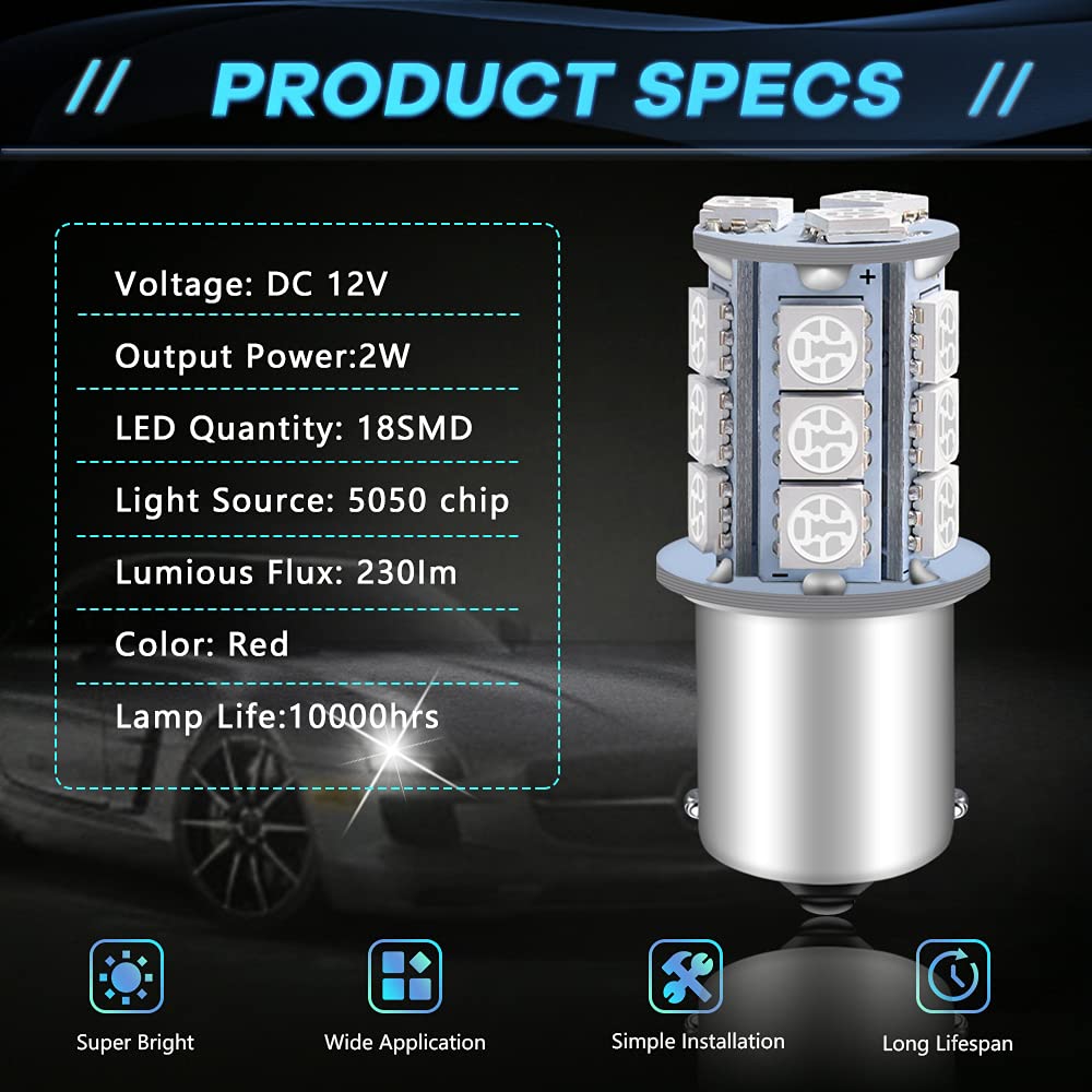 10 Pack Non Polarity 3157 LED Bulb White 3057 LED Bulb DC, 53% OFF