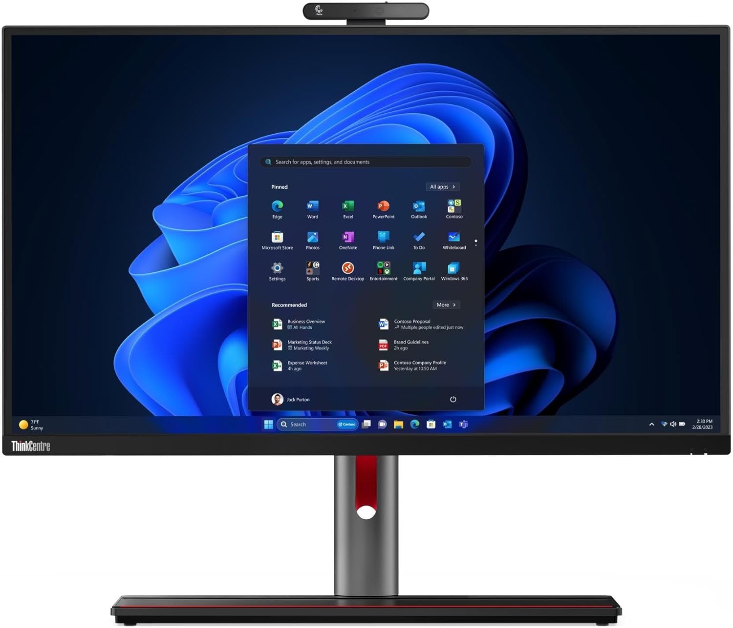 Amazon.com: Lenovo ThinkCentre All-in-One Desktop, 2025, 27" 2560x1440 ...