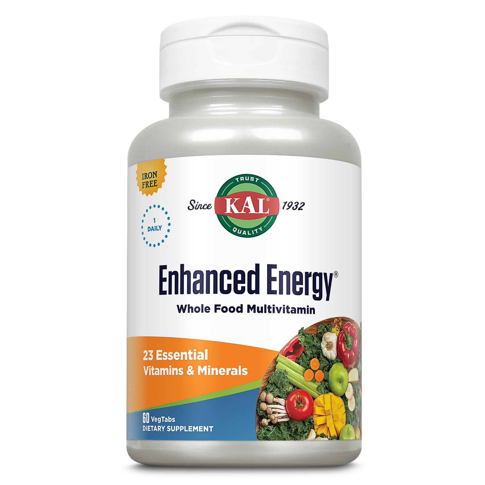 Amazon.com: KAL Enhanced Energy Supplements, Once Daily Whole Food ...