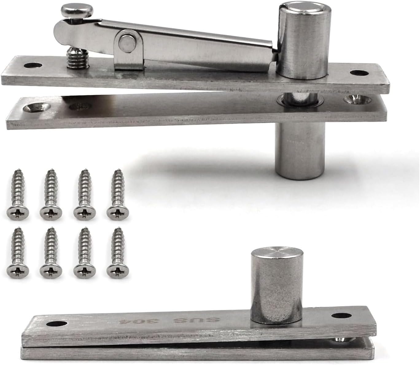 Heavy Duty Stainless Steel Wood Door Pivot Hinges, 360 Degree Rotation ...