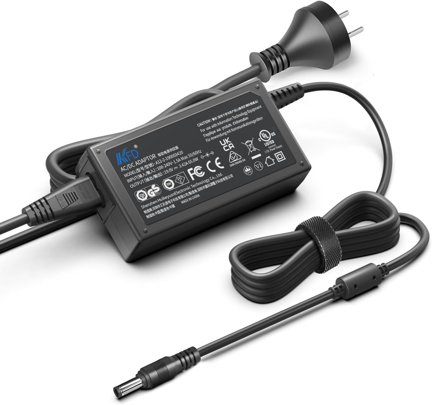 KFD 19V 3.42A Mini PC Adapter for Beelink GTR SER SEi GT-R SEI8 SEI10 ...