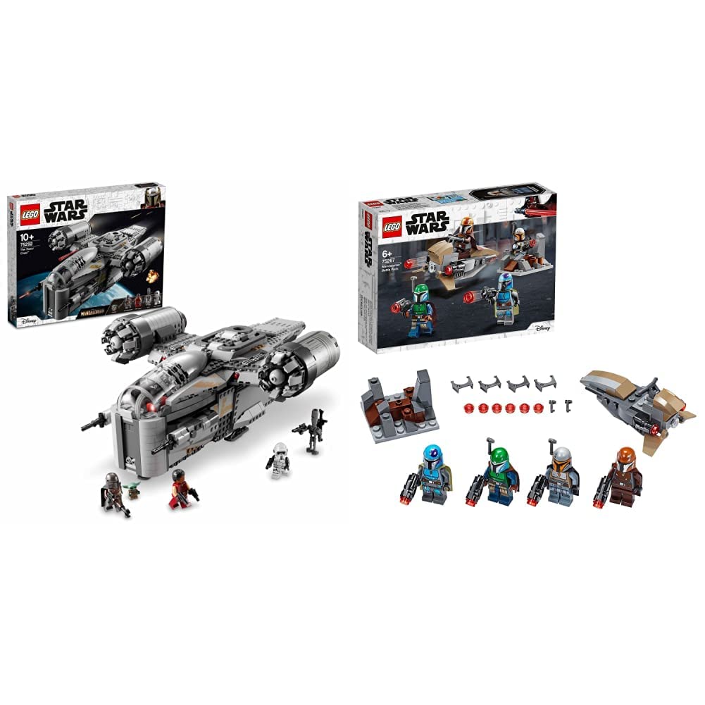 Buy LEGO 75292 Star Wars The Razor Crest Mandalorian Starship Toy ...