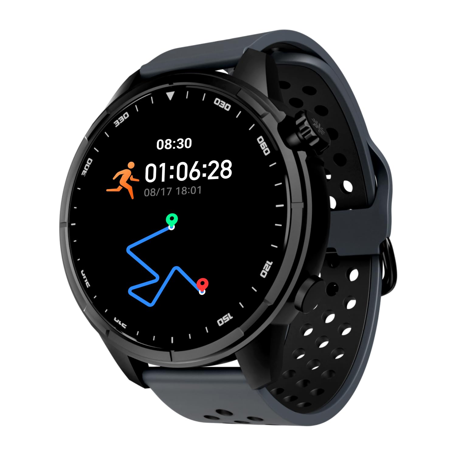 CULT Sprint Running smartwatch with Built-in Turbo Track GPS, Multi ...
