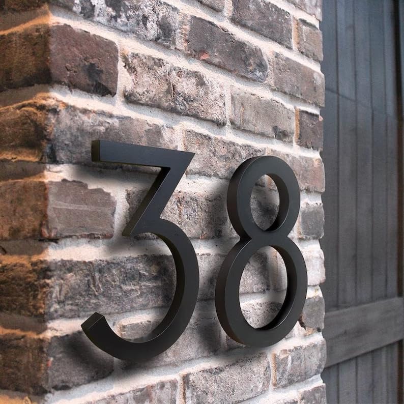 Amazon.com: Metal Signage Custom Logo Stainless Steel Laser Cut House ...