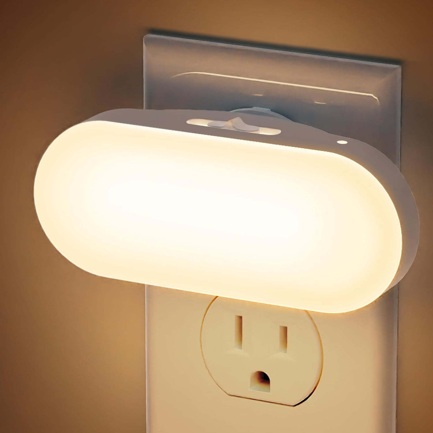Briignite Led Night Light, Plug in Night Light with Dusk to Dawn Sensor ...