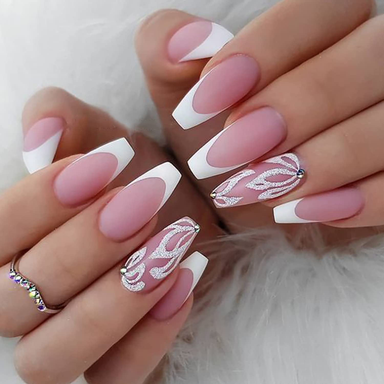Fancy French Tip Nails