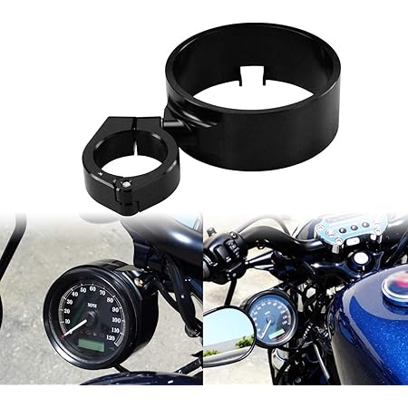 Amazon.com: AUFER 39MM Side Mount Speedometer Relocation Kit Adjustment ...