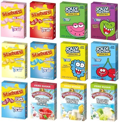 Amazon.com: Starburst Singles To Go Powdered Drink Mix, Blue Raspberry ...