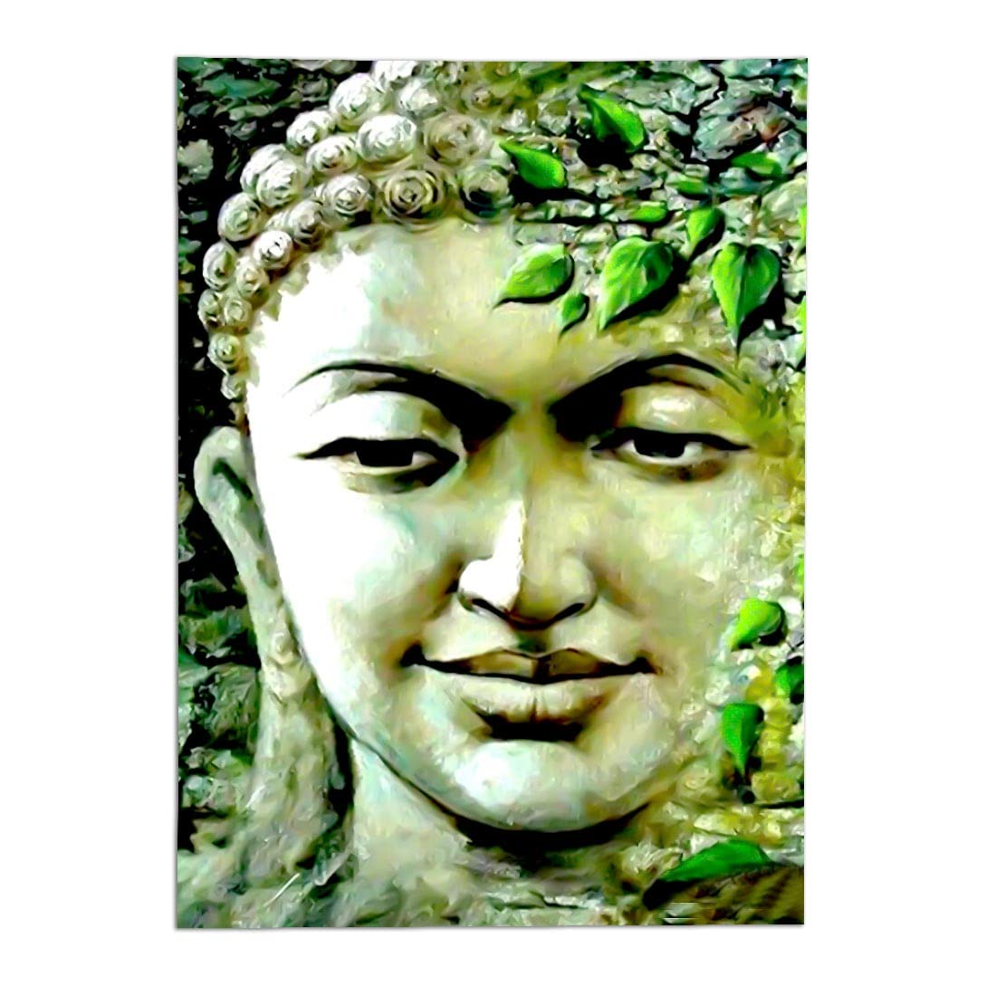 100Yellow® HD Printed Buddha Paper Poster for Home and Office (18x12 ...