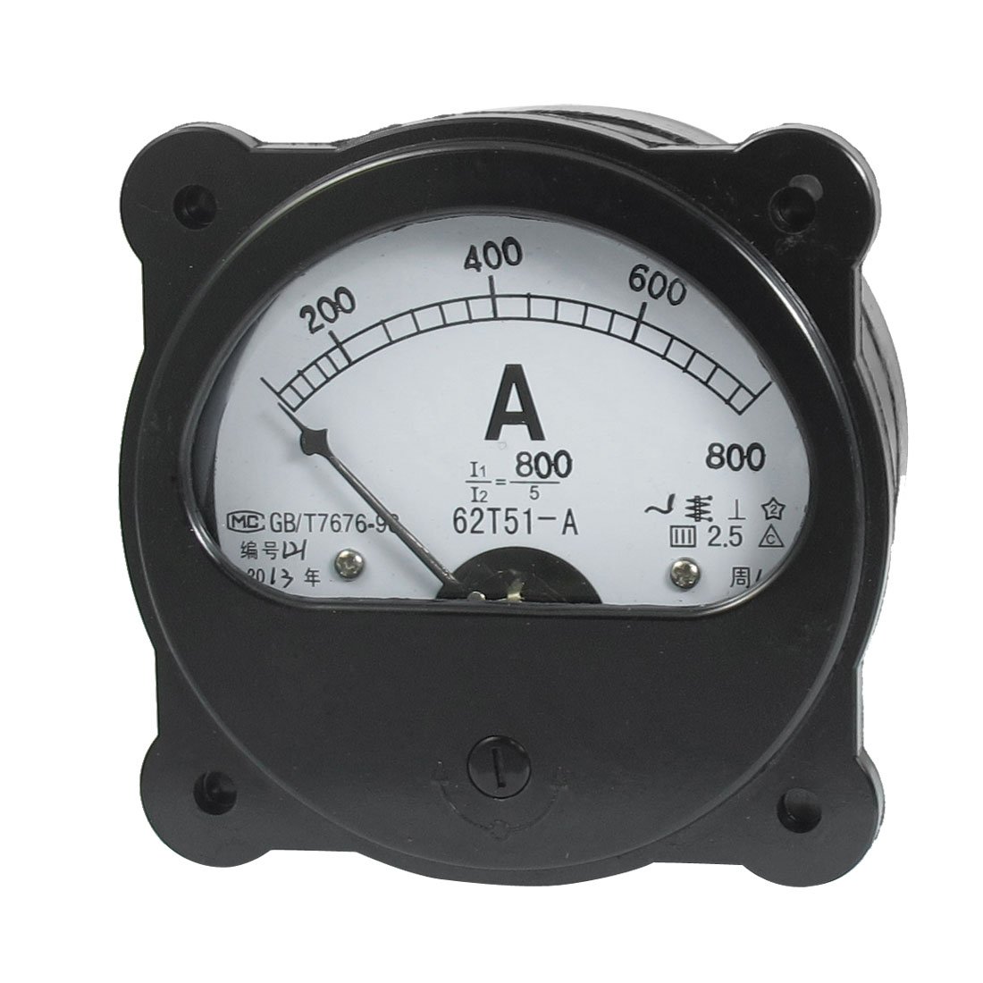 Buy AC 0-800A Fine Tuning Dial Panel Analog Ampere Meter Amperemeter ...