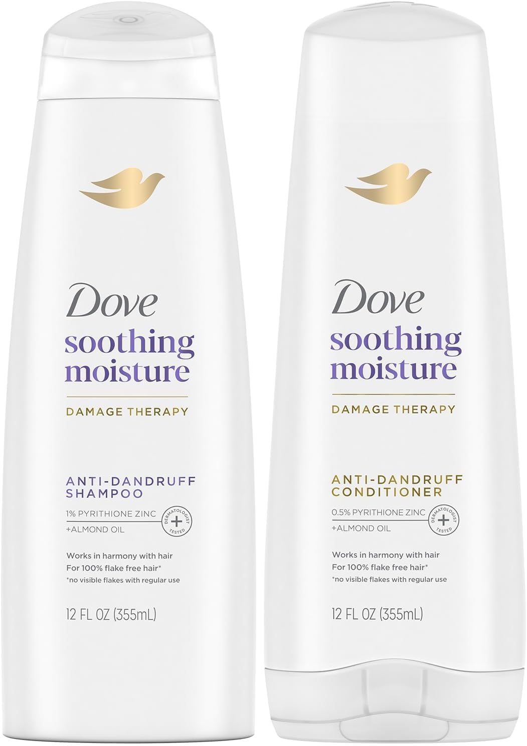 Amazon.com : Dove Shampoo and Conditioner Set - DermaCare Scalp Dryness ...