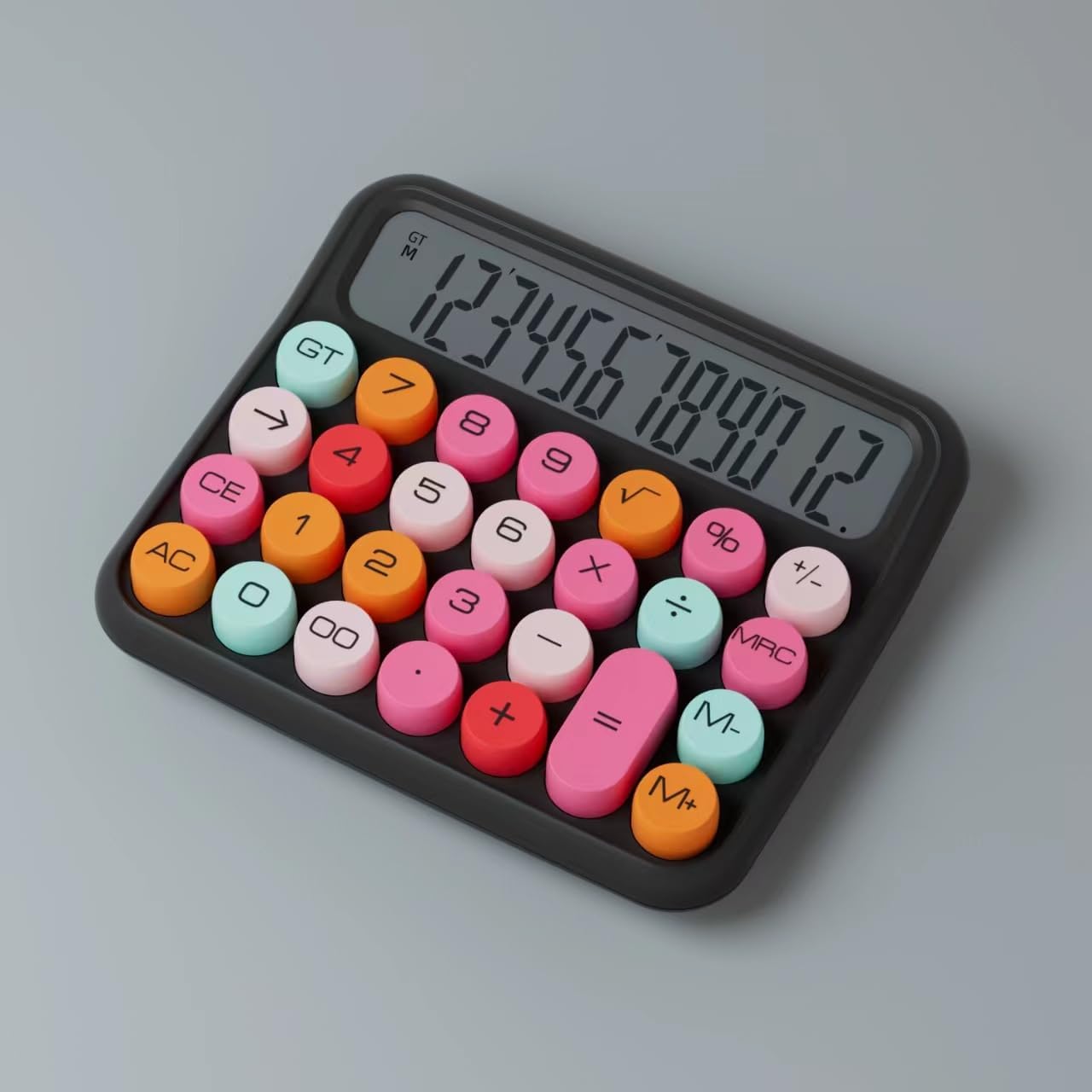 Amazon.com : VEWINGL Mechanical Switch Calculator,Calculator Cute 12 ...