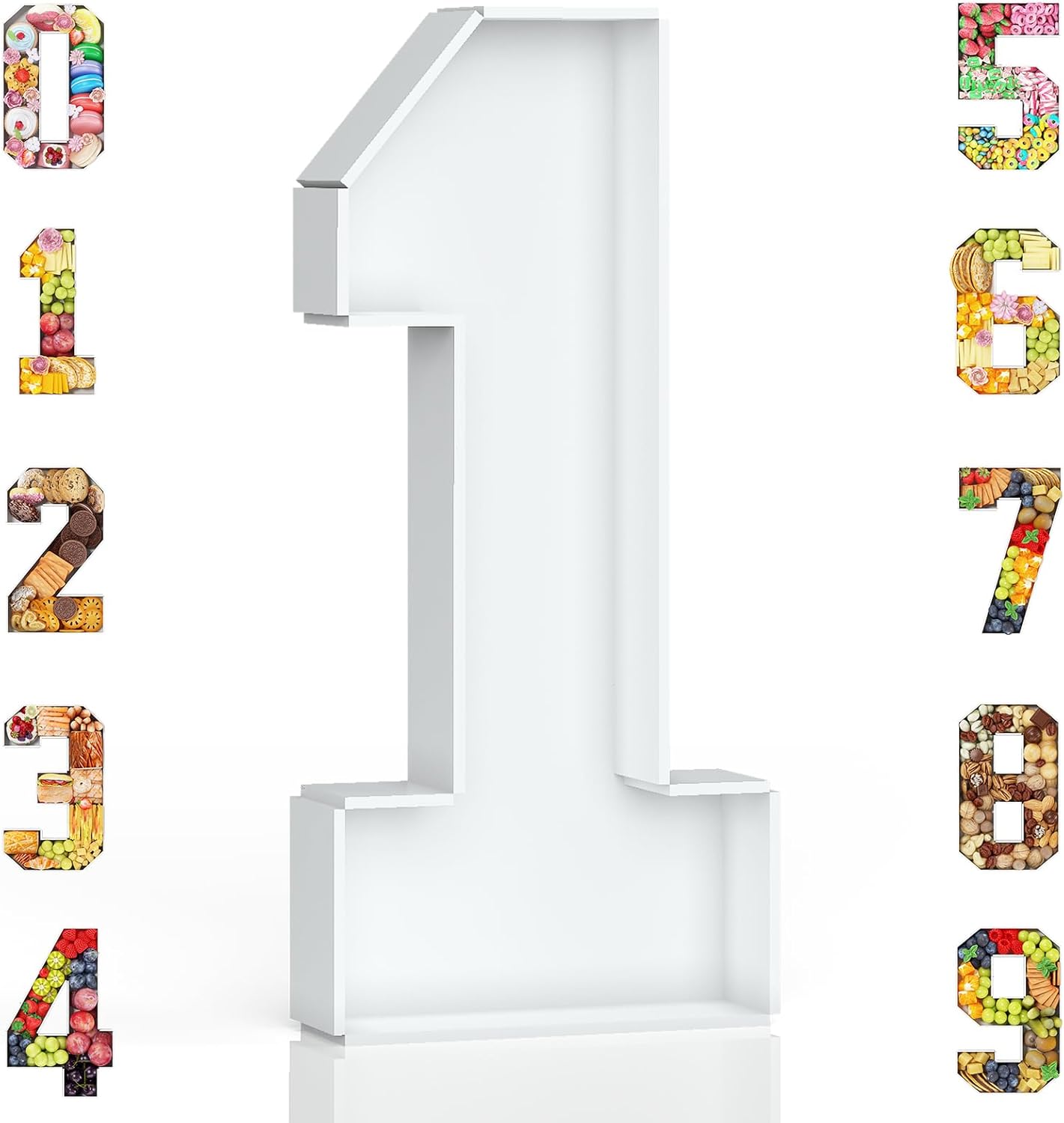 Amazon.com: HILAVO Cardboard Number for Charcuterie, 13.7" Cardboard ...