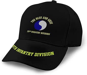 29th Infantry Division - Blue and Gray Baseball Cap Plain Hat ...