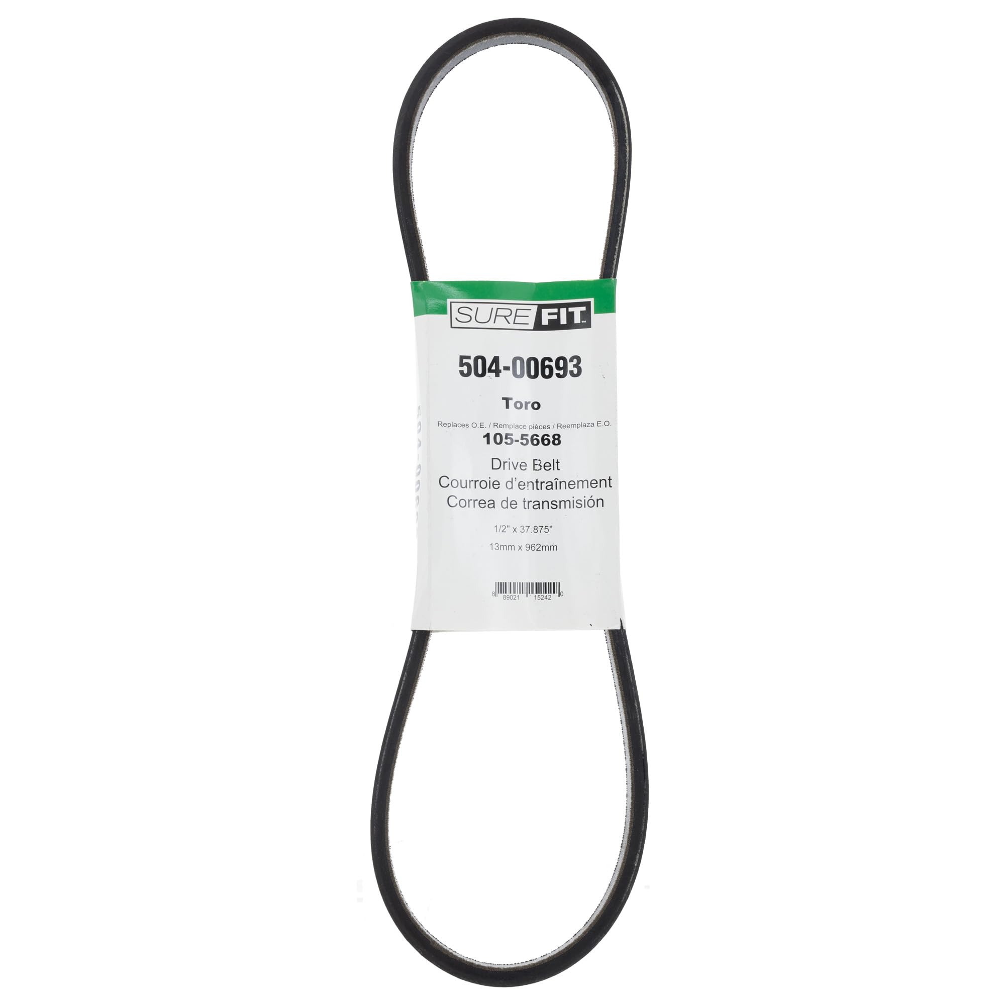 Amazon.com : SureFit 504-00693 Drive Belt for Toro Turbo T Size ProLine ...