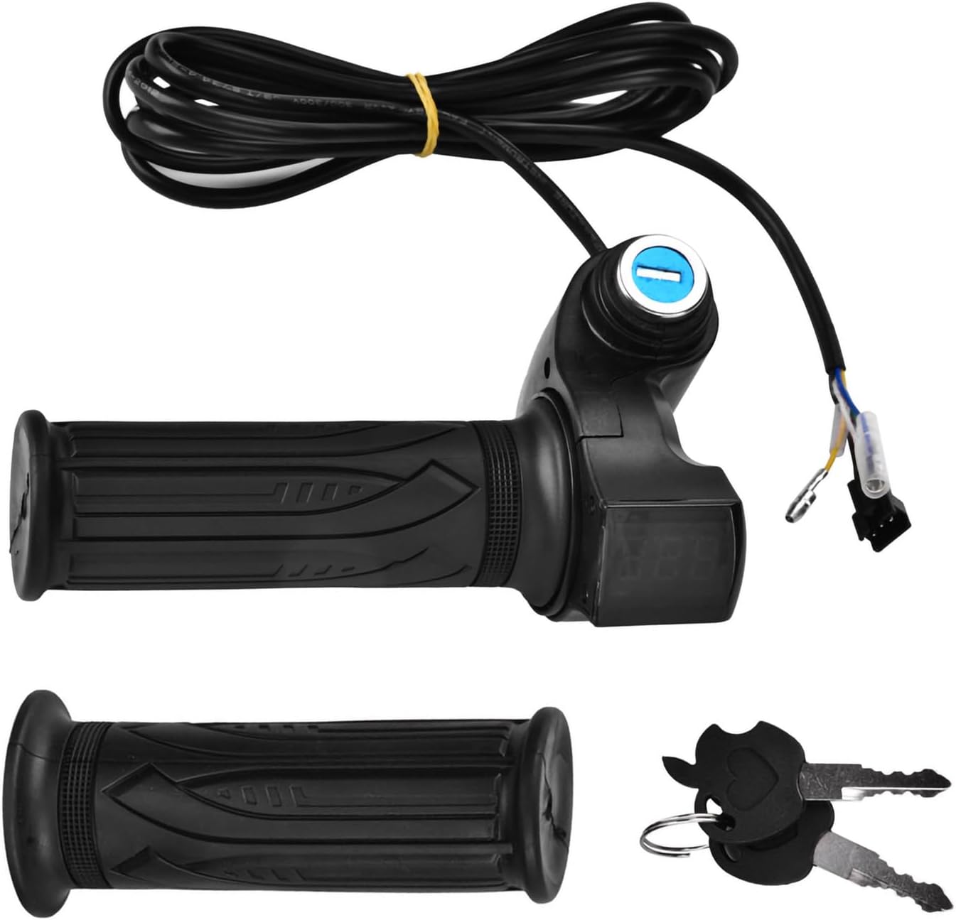 Amazon.com : 1Pair E-Bike Throttle Grip, 12v-84v Universal Electric ...