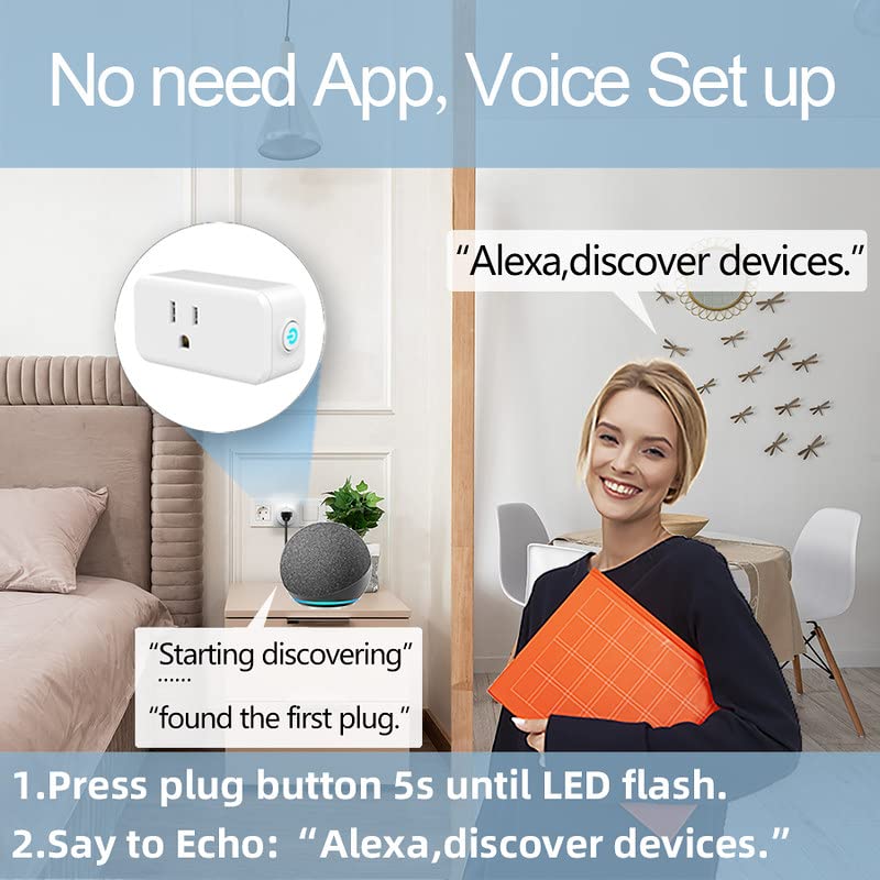 Alexa Smart Plug Exioty, configuración sencilla con un comando de voz ...