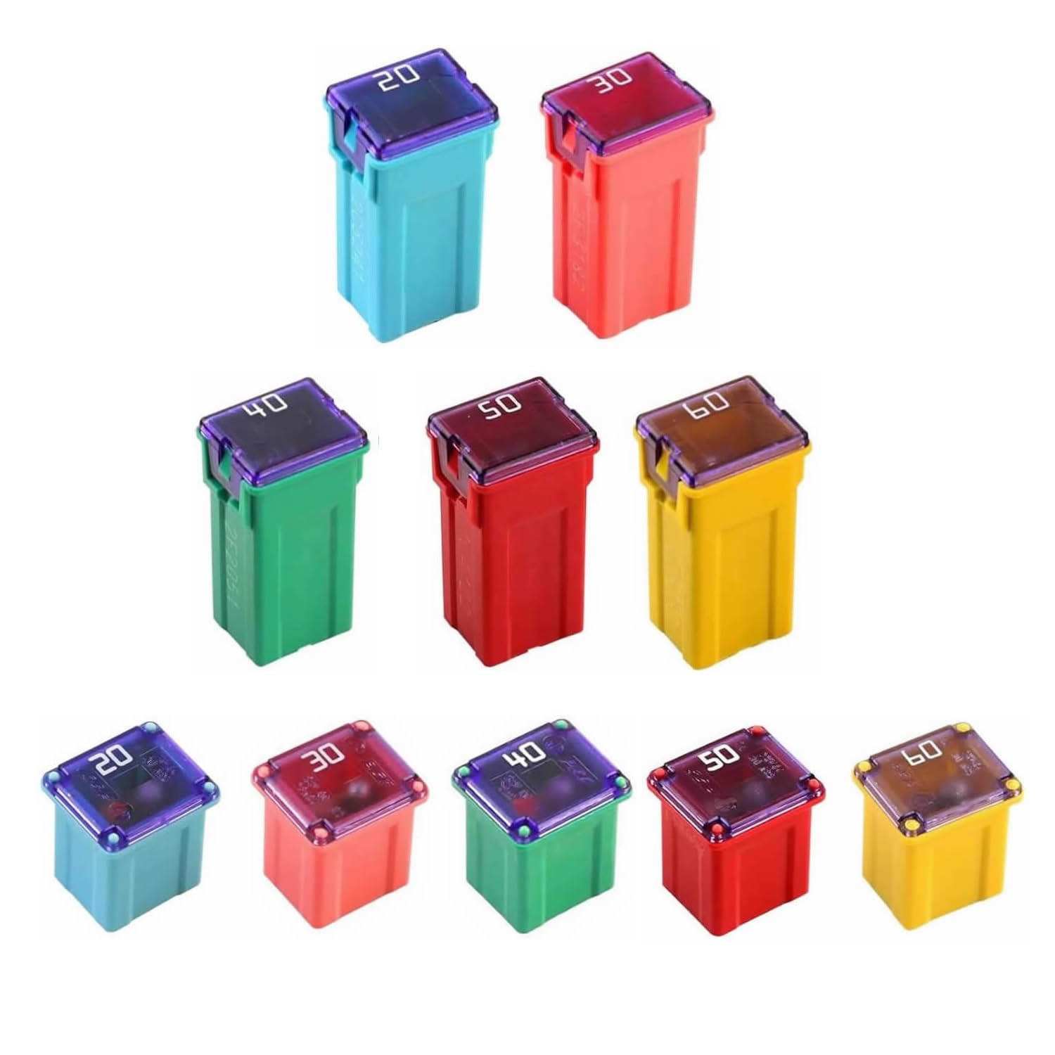 Jcase Fuse Kit Mini Jcase Fuse Assortment Low-HIGH Profile 20A 30A 40A ...