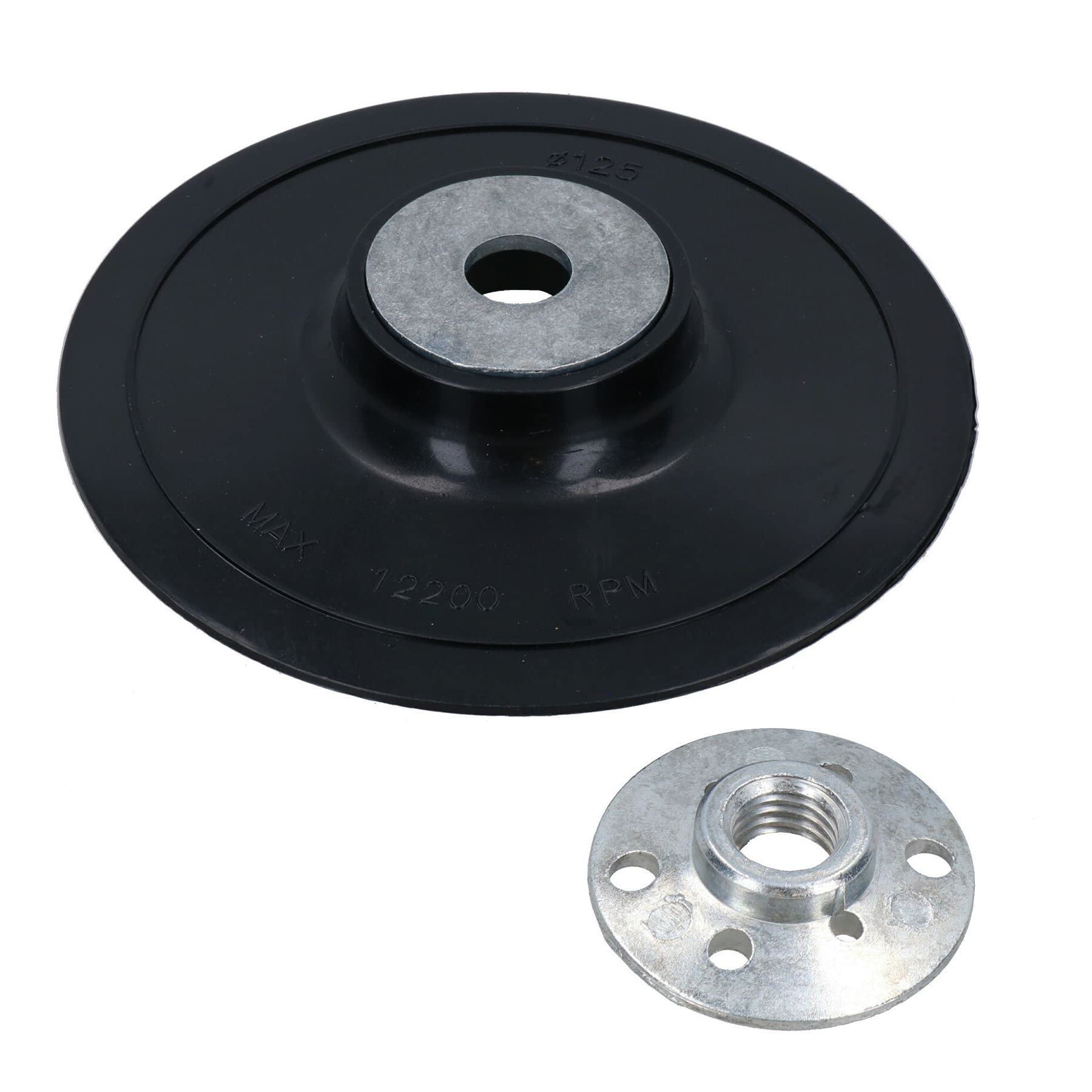 125mm ABS Fibre Disc Backing Rubber Pad with M14 Thread for Angle ...