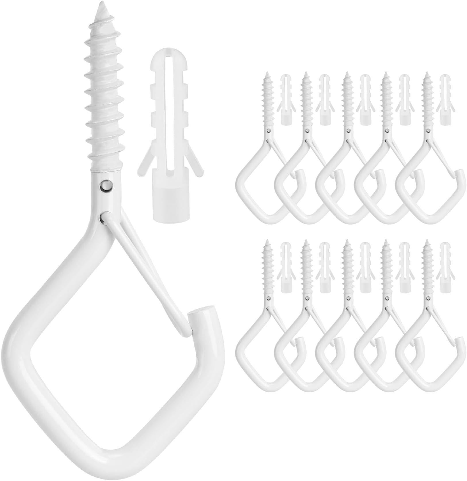 Amazon.com: uxcell 5Pcs Self Drilling Drywall Anchor 16mm Inner Dia ...