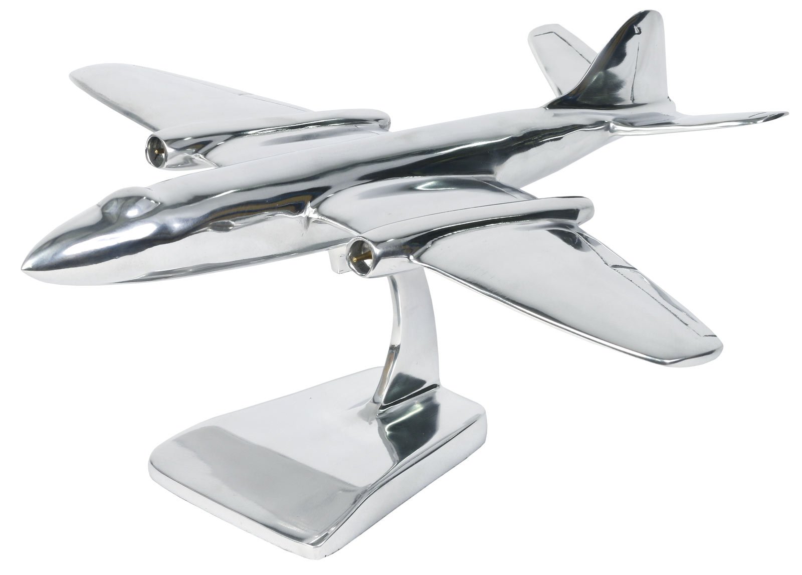 Aluminium Canberra Jet Aeroplane Aircraft Model 39cm Wing Span Twin ...