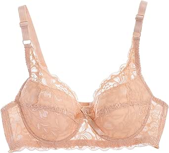 Women Minimizer Wirefree Bra Full Coverage Push Up Padded Bras Sexy ...