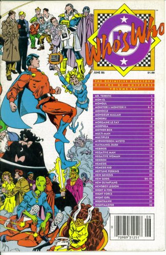 Who's Who - The Definitive Directory of the DC Universe #16 : Mr ...