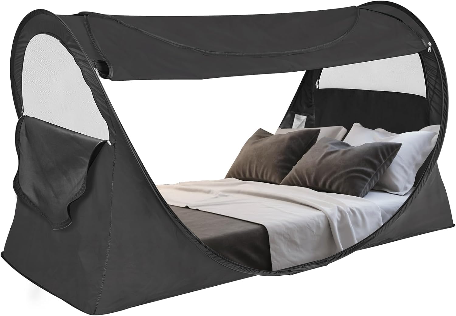 Amazon.com: Alvantor Queen Size Bed Tent, Pop Up Bed Canopy Easy Setup ...