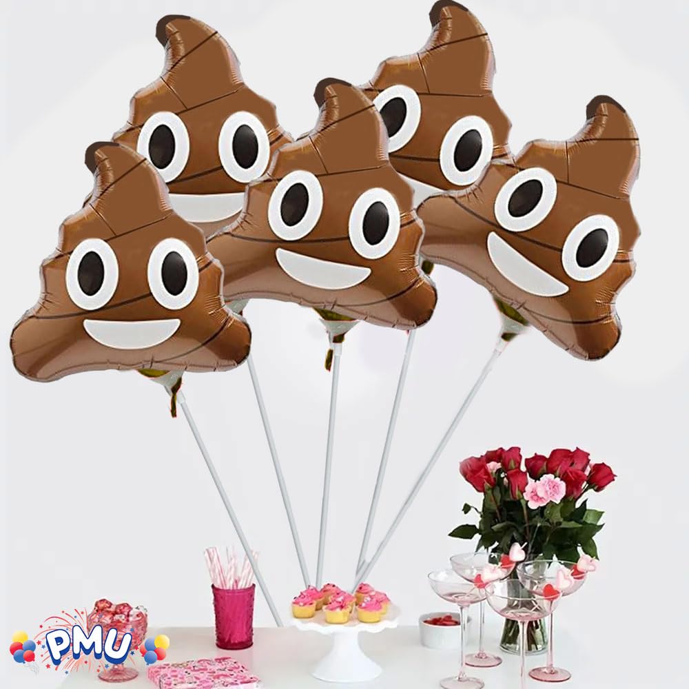 Poop Emoji Party Decorations Emoji Party Ideas To DIY Frog Prince