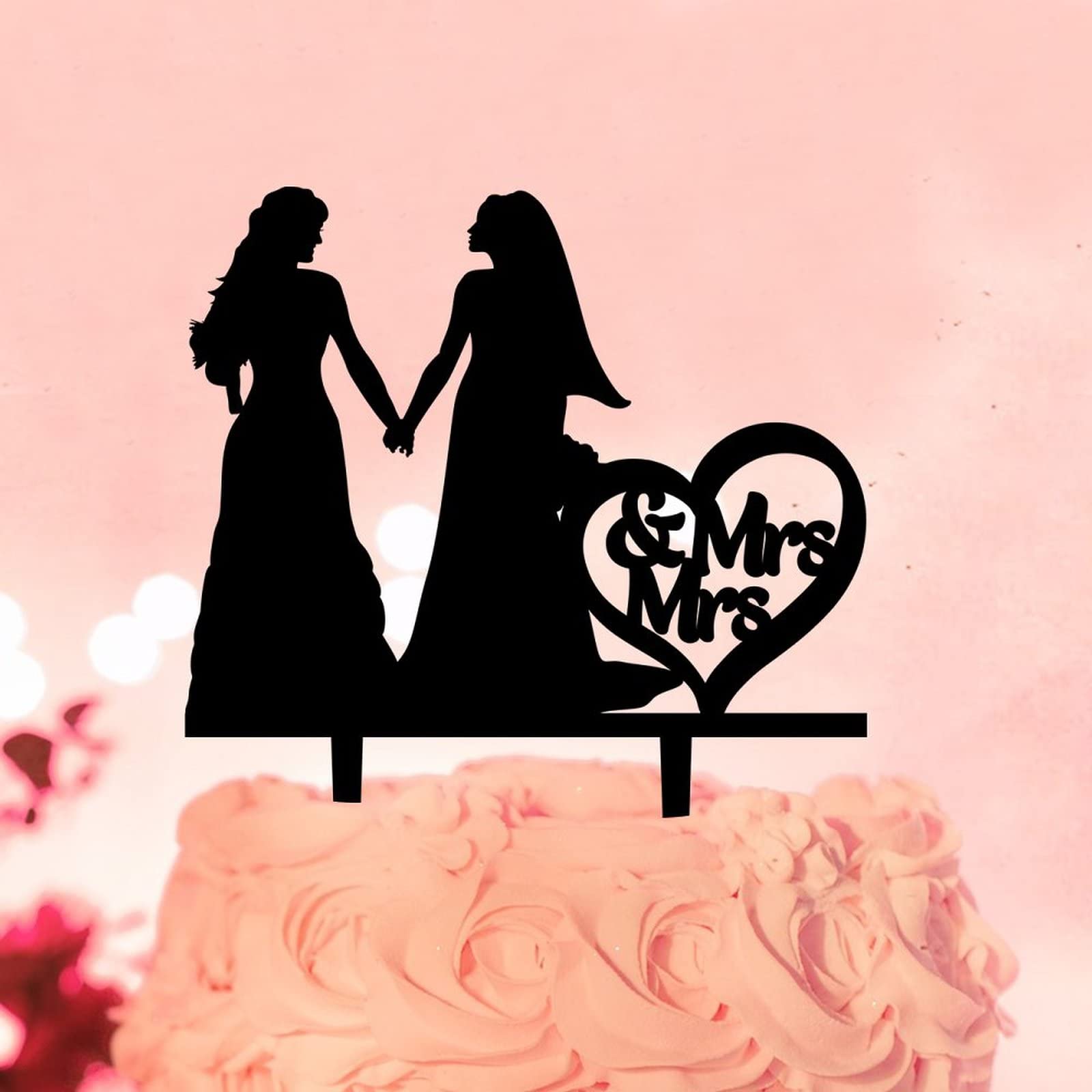 Two Brides Cake Topper