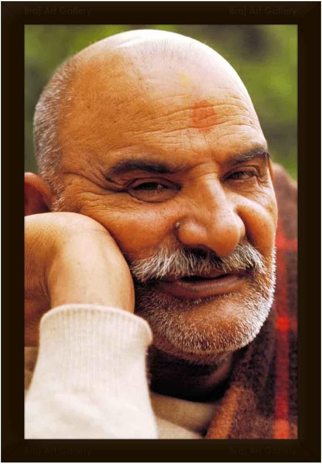 PAPER PLANE DESIGN Neem Karoli Baba Canvas Wall Art painting. Large ...