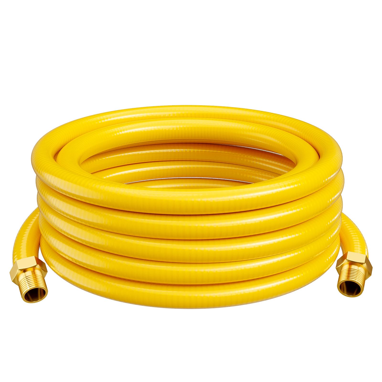 Amazon.com: Flexible Gas Line Hose, 33Ft 1/2" Natural Gas Hose, CSST ...