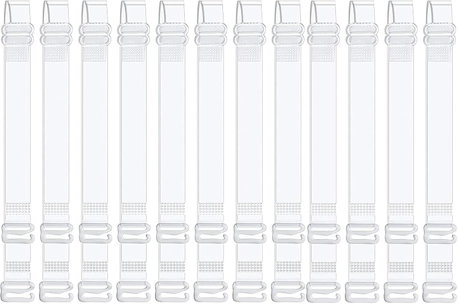 NHCDFA Clear Bra Straps, 6 Pairs Invisible Bra Strap, Transparent Bra ...