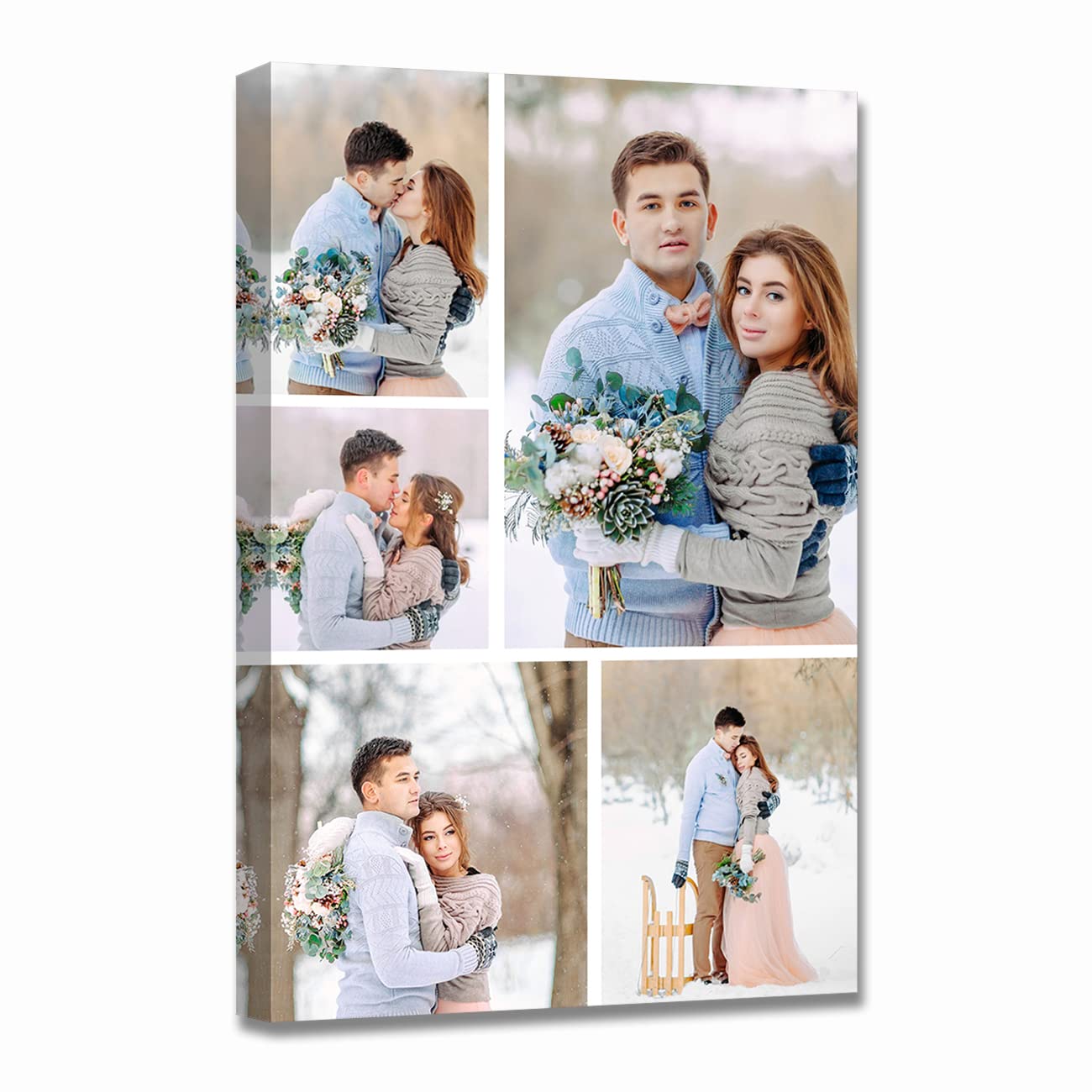 Amazon.com: LZIMU Collage Canvas Prints with Your Photos Personalized ...