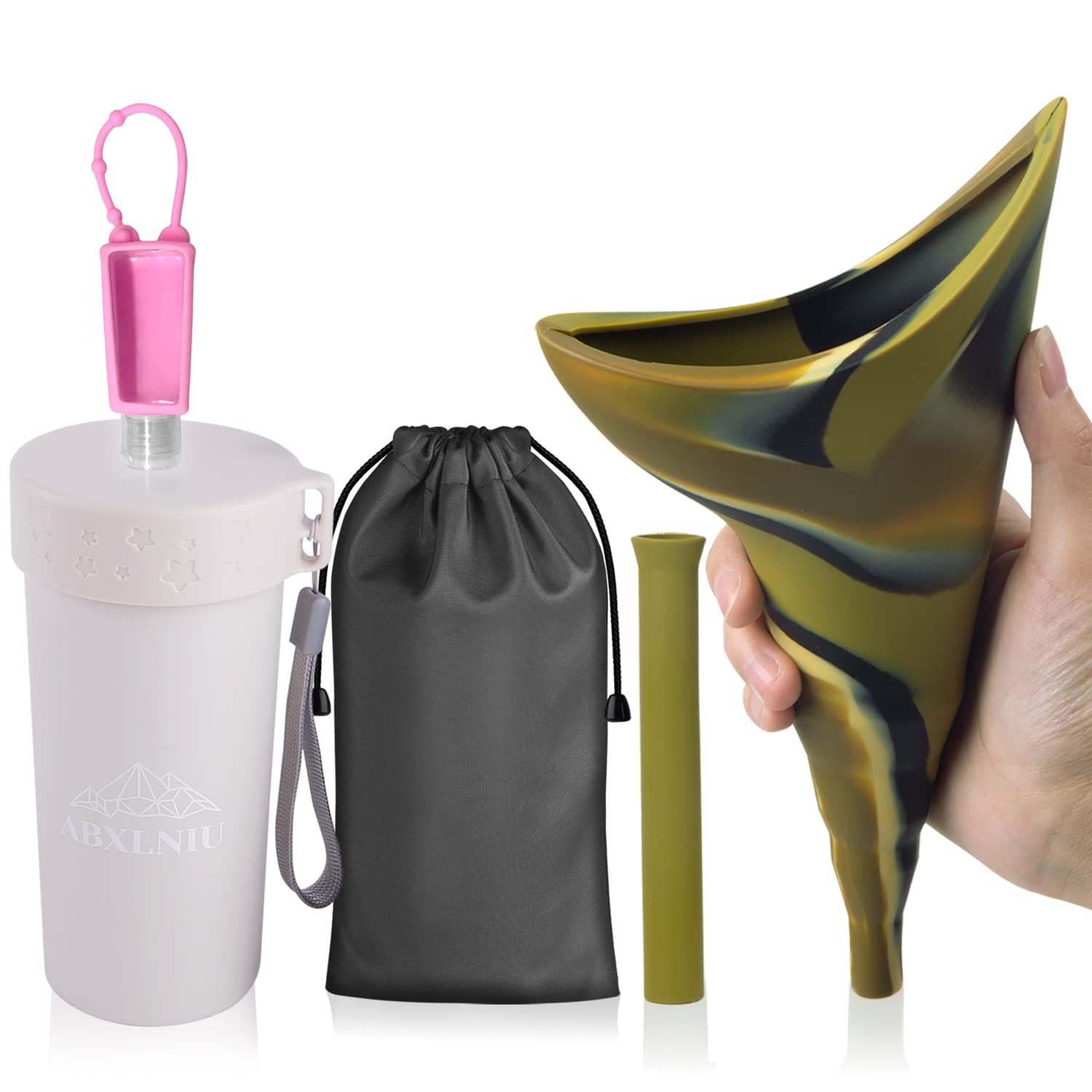 Snapklik.com : ABXLNIU Female Urination Device Collapsible Silicone ...