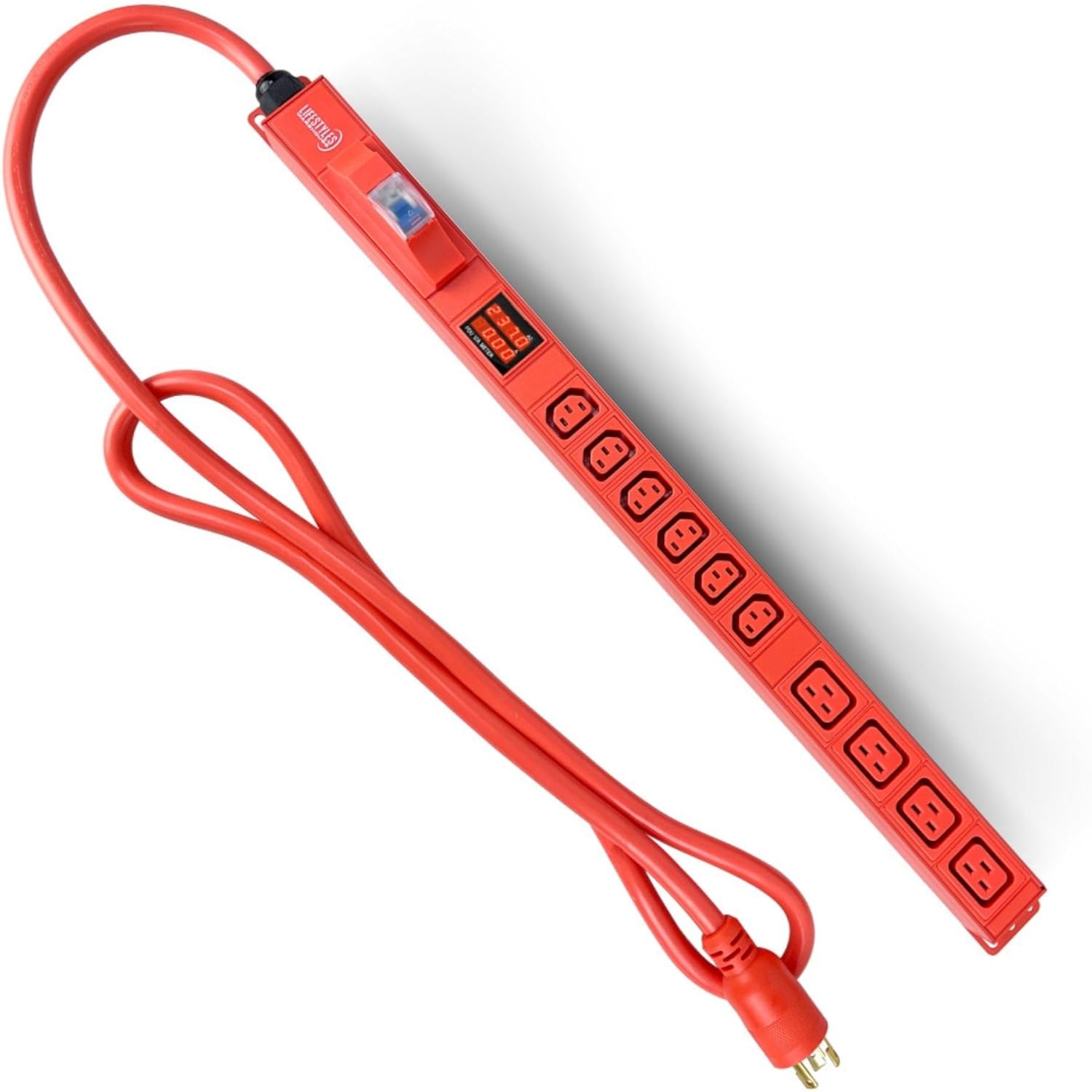 Amazon.com: PDU 240V Power Strip with 6 -C13 & 4- C19 Outlets, 30 Amp ...